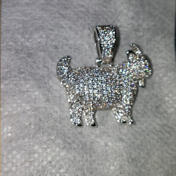 OniXXIVk | Accessories | Iced Out Custom The Goat Pendant | Poshmark